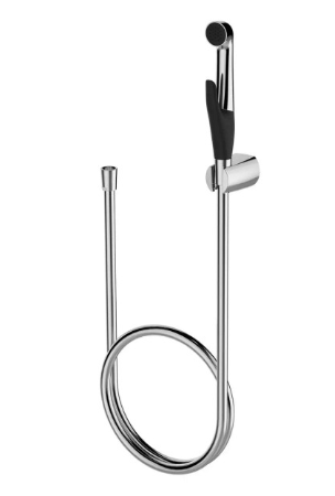 R77364T-CP沖洗器-(鉻)(含軟管+托架) – 鴻暻衛浴